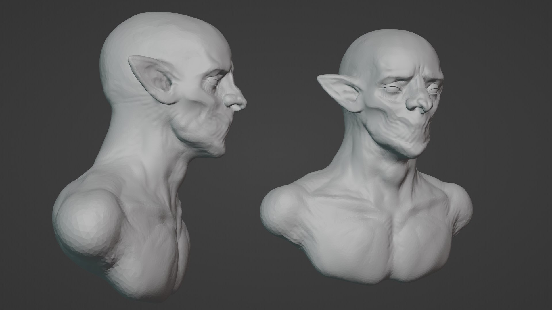 3D Demon-Bust-Sculpt Model - TurboSquid 1991690