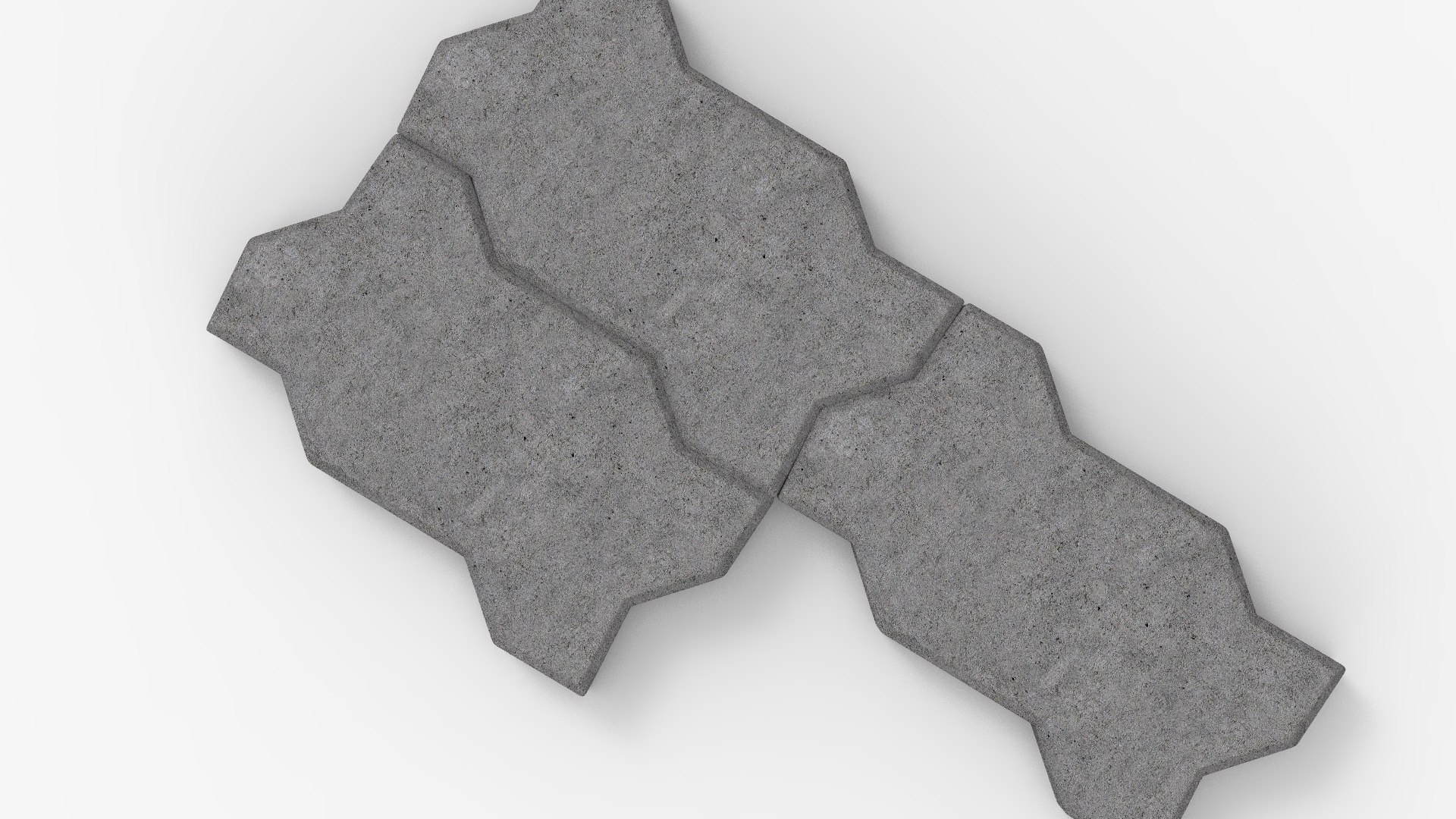 Concrete Pavers 2 3D Model - TurboSquid 2222705