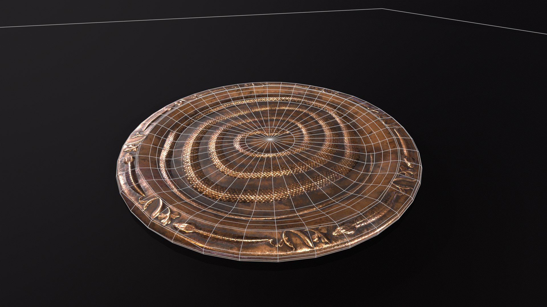 3D Snake King Plate Model - TurboSquid 2150159