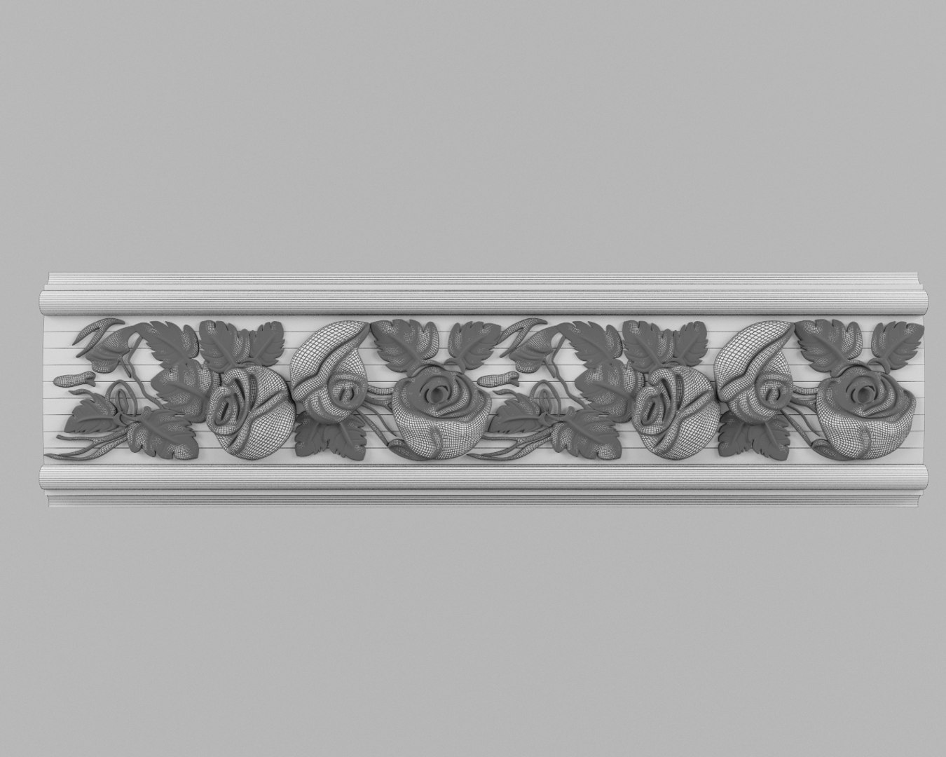 3d Classical Moulding 01 Model