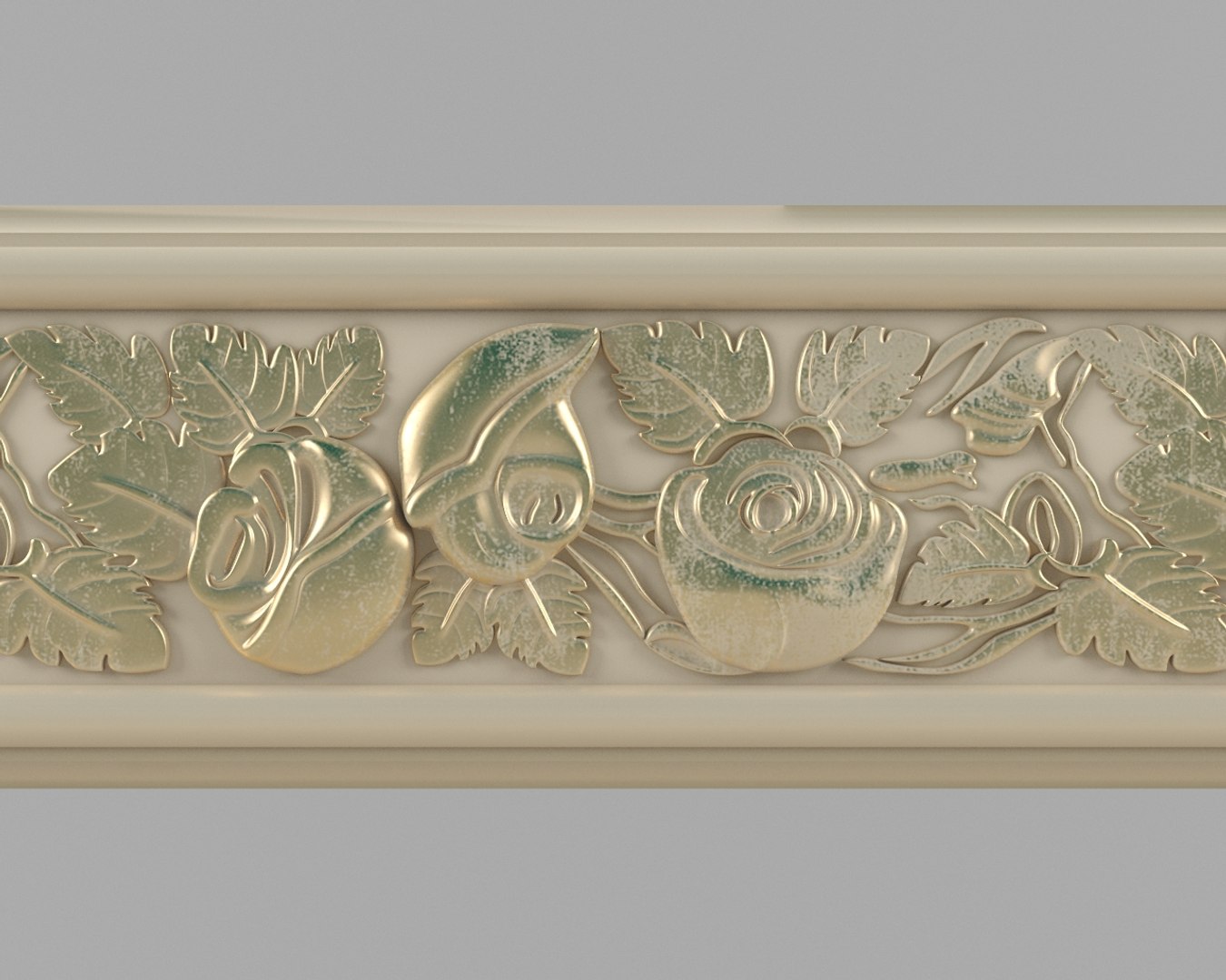 3d Classical Moulding 01 Model