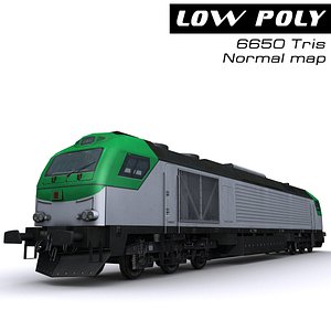 3d model locomotive sncf