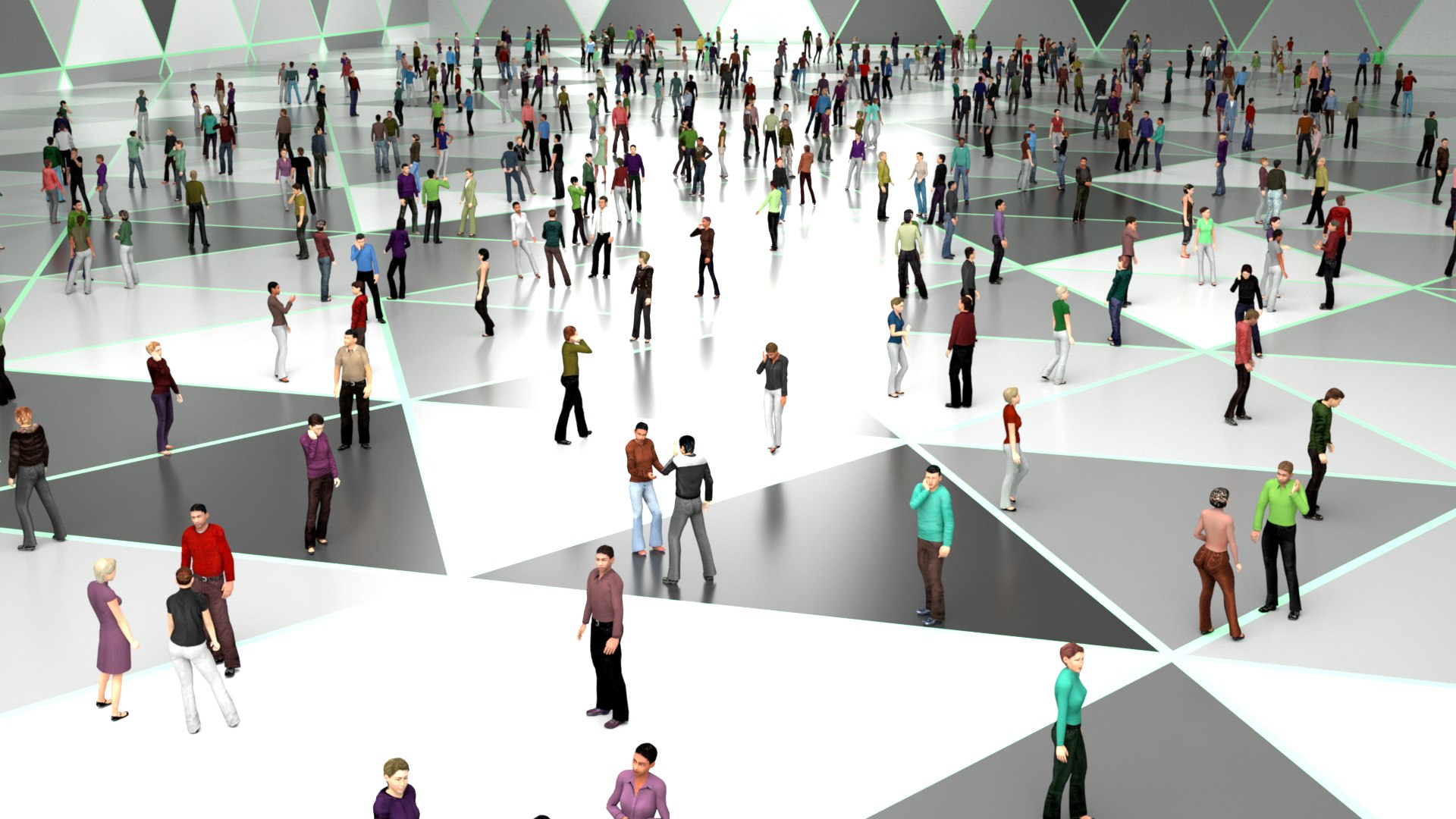 3D Low Poly Animated People Pack - 400 Pieces Low-poly Animated ...