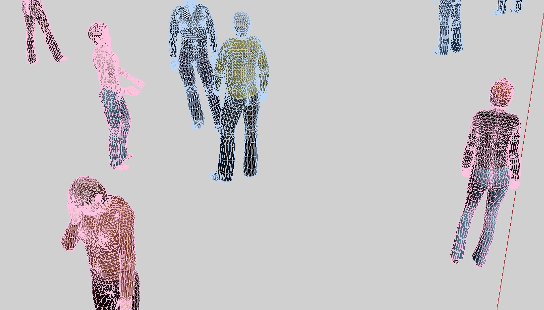 3D Low Poly Animated People Pack - 400 Pieces Low-poly Animated ...