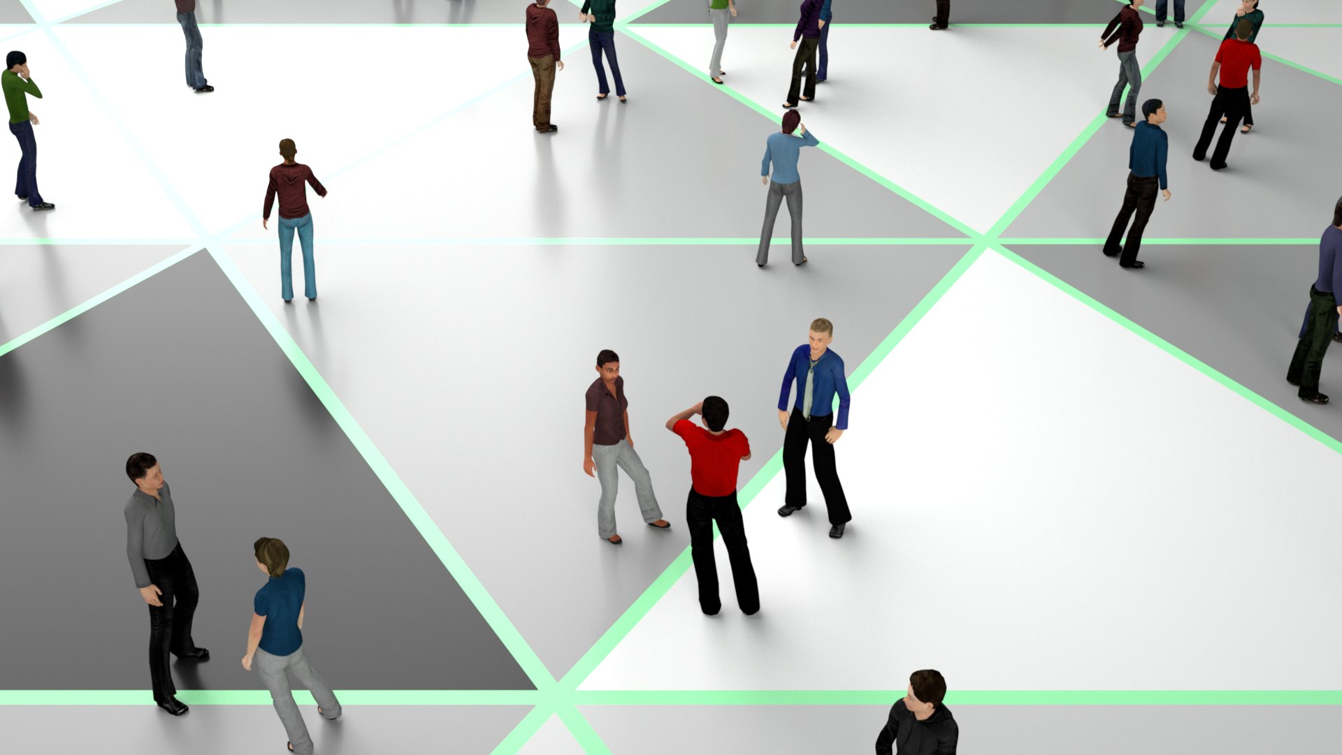 3D Low Poly Animated People Pack - 400 Pieces Low-poly Animated ...
