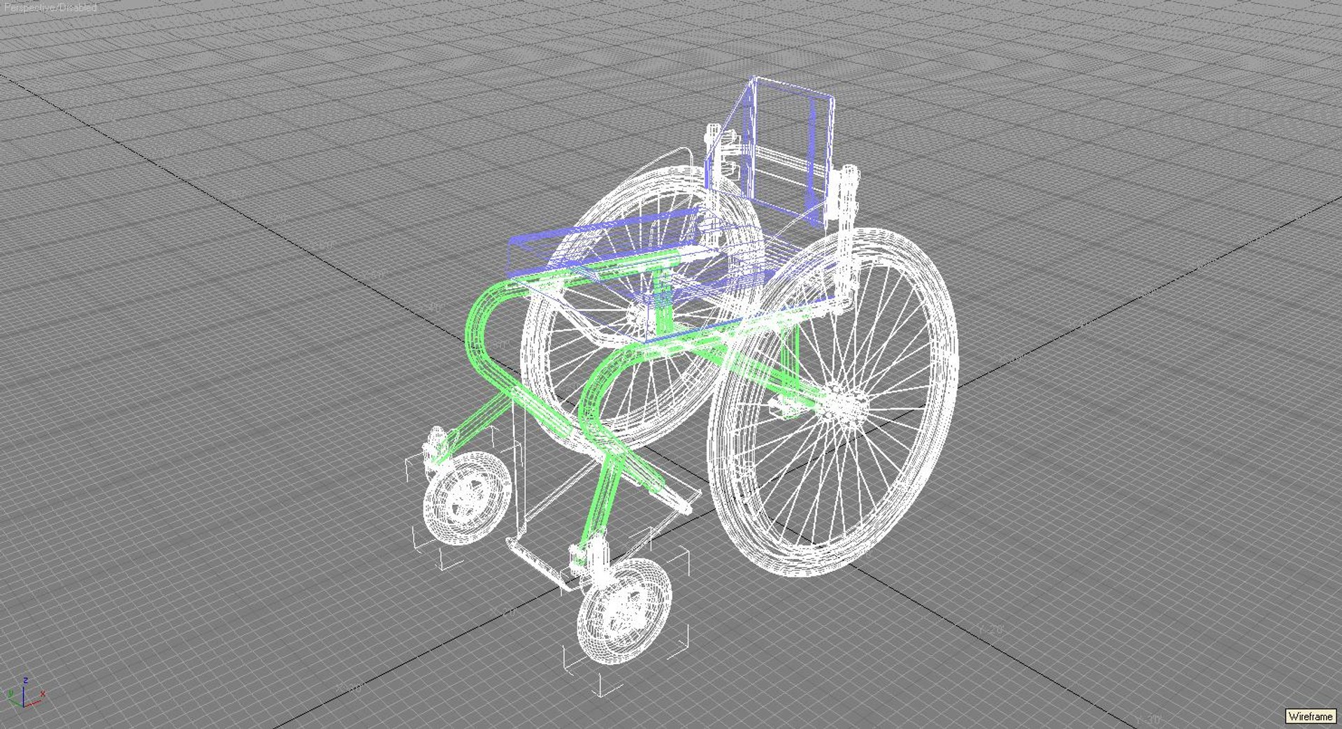 Wheelchair 3d Model