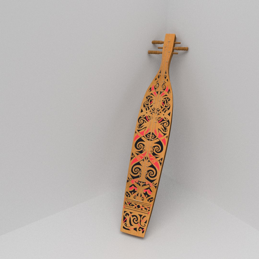 3d Sape Borneo Instruments Model
