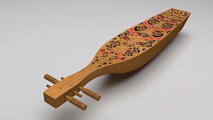 kompang musical instrument 3d model