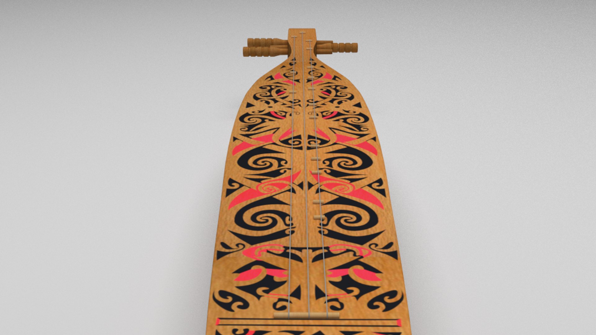 3d Sape Borneo Instruments Model