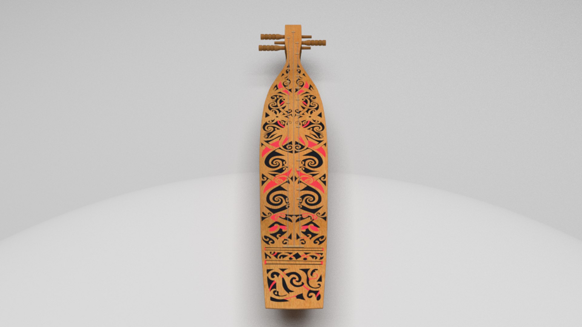 3d Sape Borneo Instruments Model