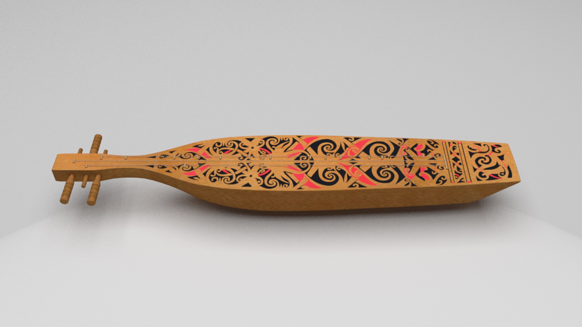 3d Sape Borneo Instruments Model