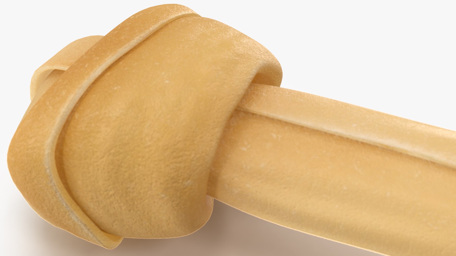 Rawhide Dog Chew Bone 3D Model - TurboSquid 2098644