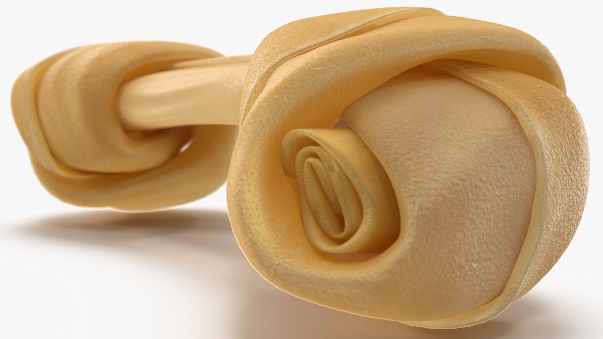 Rawhide Dog Chew Bone 3D Model - TurboSquid 2098644