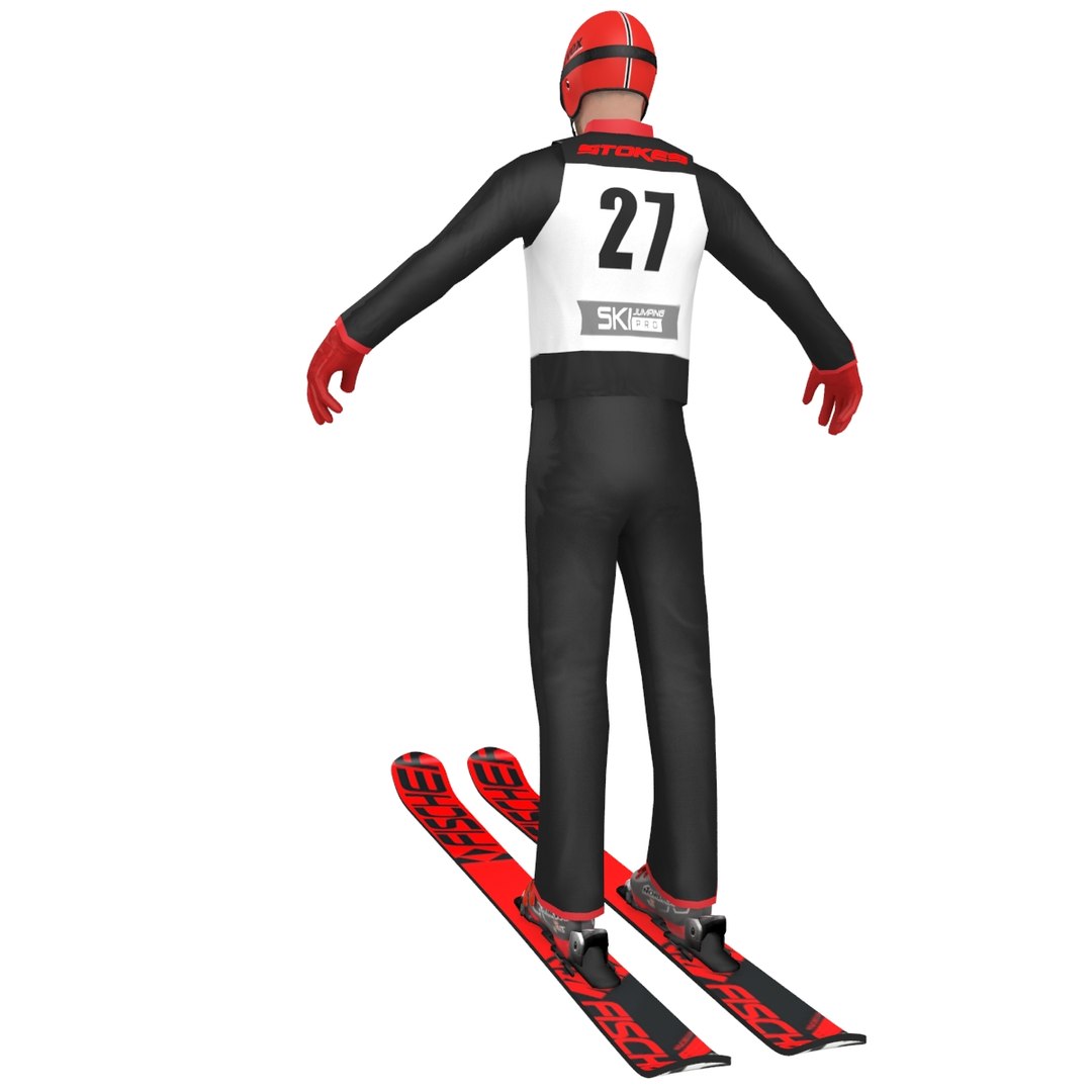 Ski Jumper 3D - TurboSquid 1283155