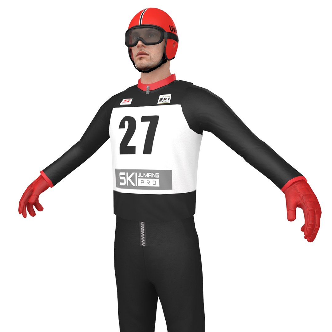 Ski Jumper 3D - TurboSquid 1283155