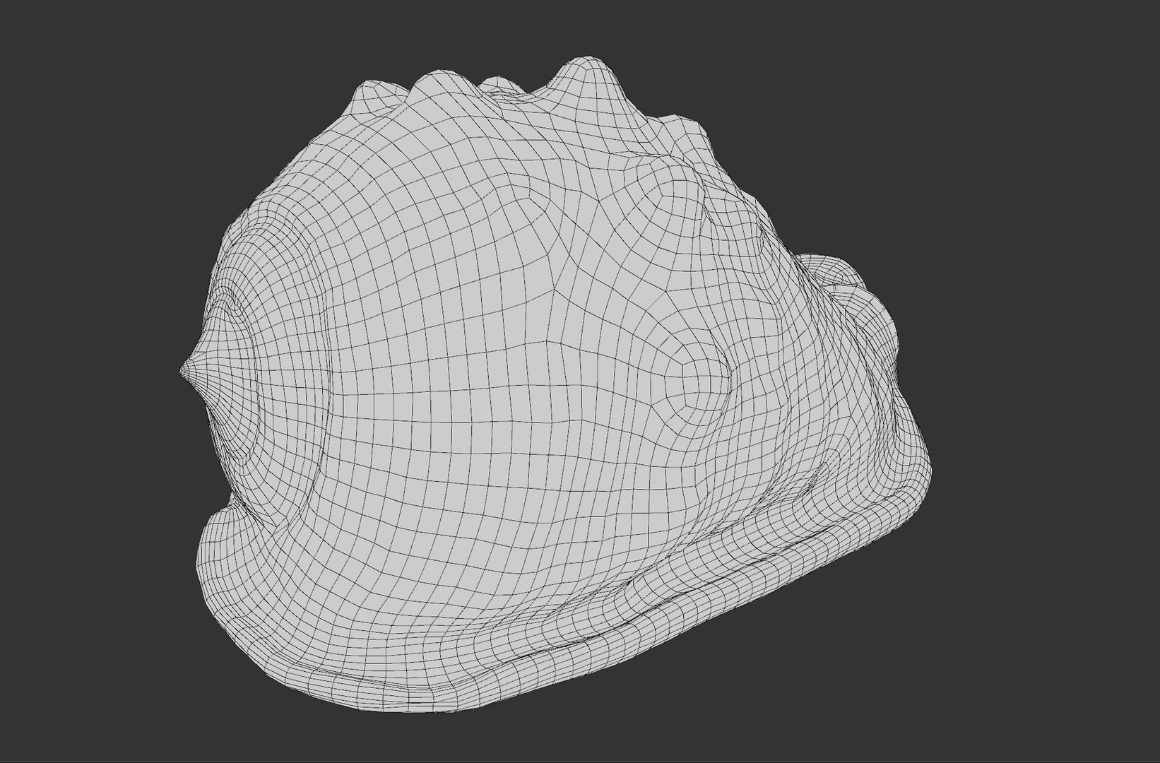 3D Red Helmet Shell Of A Ocean Snail - TurboSquid 1985673