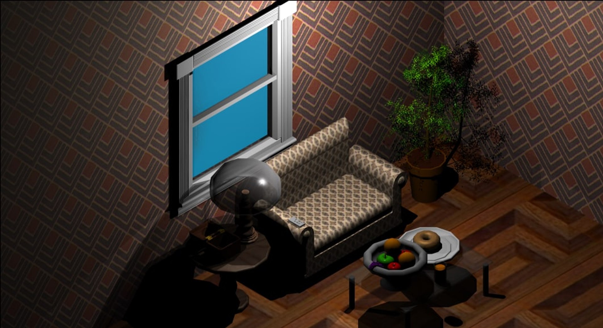 Living Room 3d Model