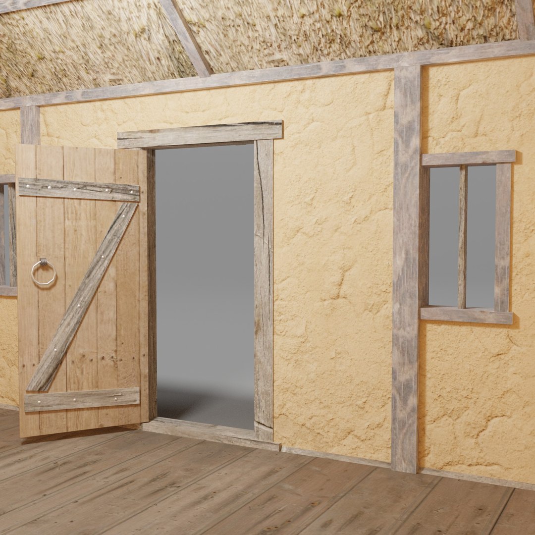 3D house medieval model - TurboSquid 1666352