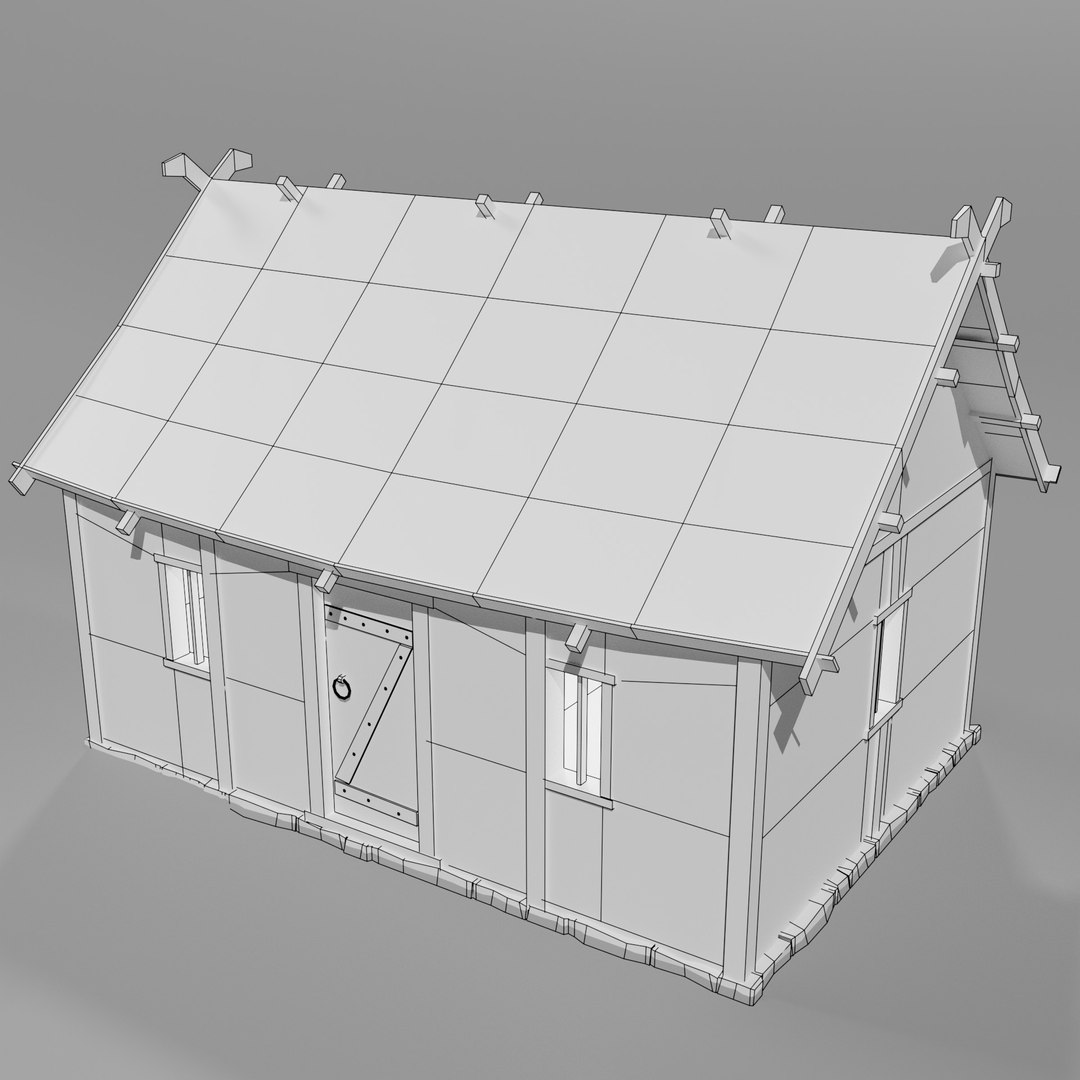3D house medieval model - TurboSquid 1666352