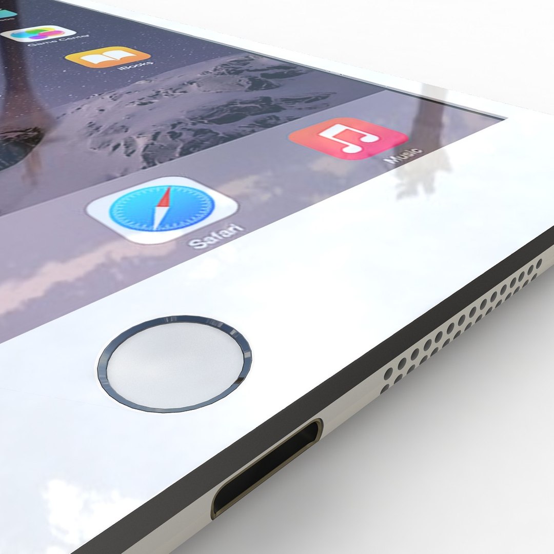 Apple Ipad Mini 3 3d Model