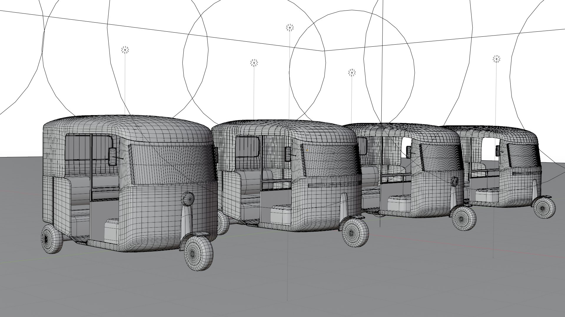 3D Model Tuk Tuk Or Indian Style Auto Rickshaw Uber Themed 3d Model 3D ...