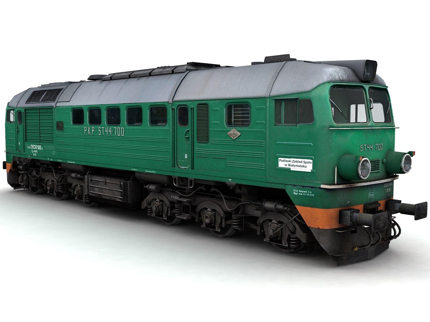 3d Model Of Diesel Locomotive St44