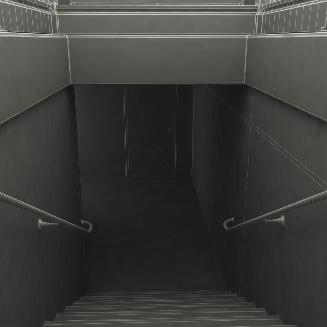 Subway Entrance V2 3d Max