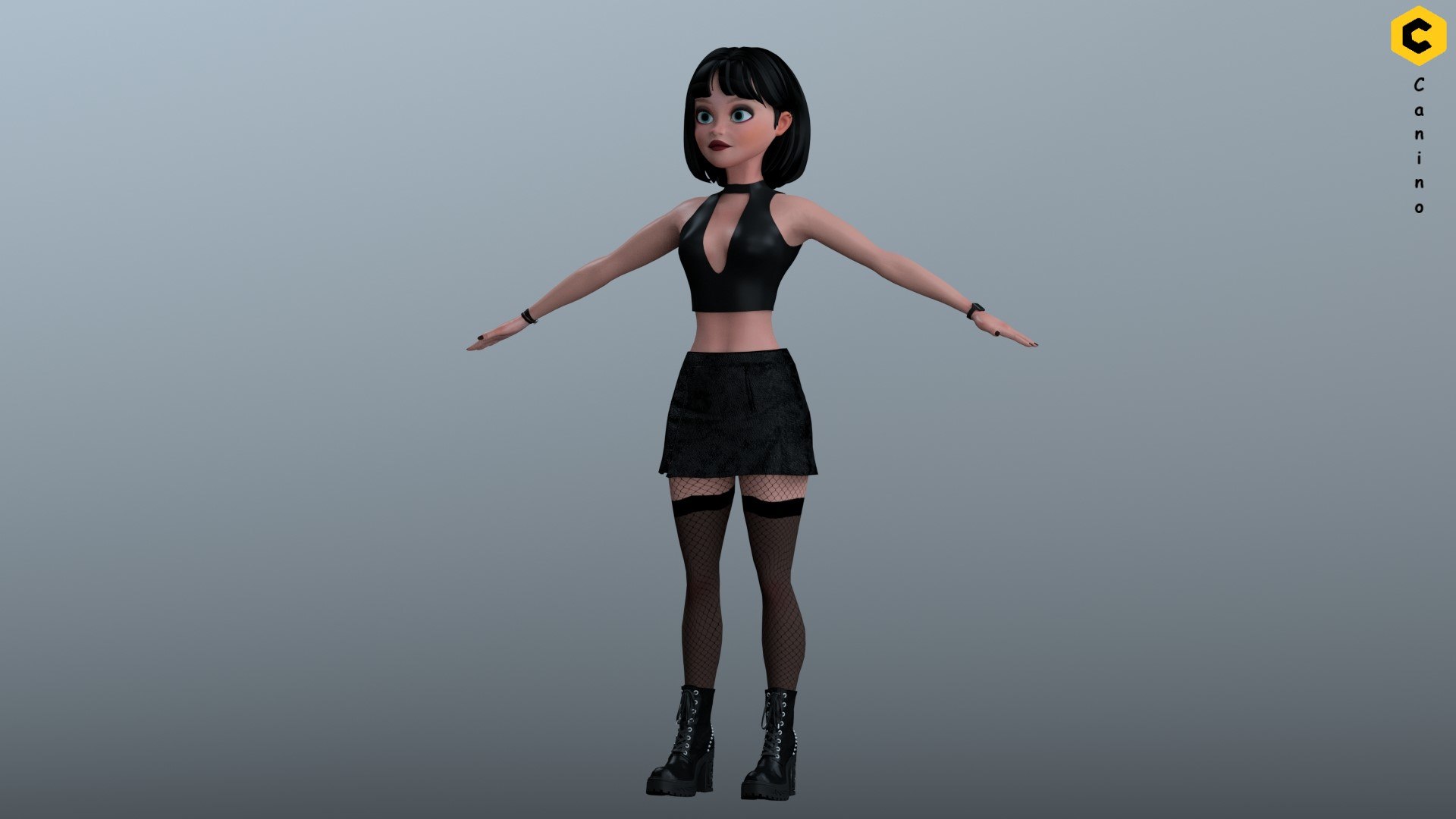 3D Stylized Cartoon Woman Character Rigged - TurboSquid 1921910