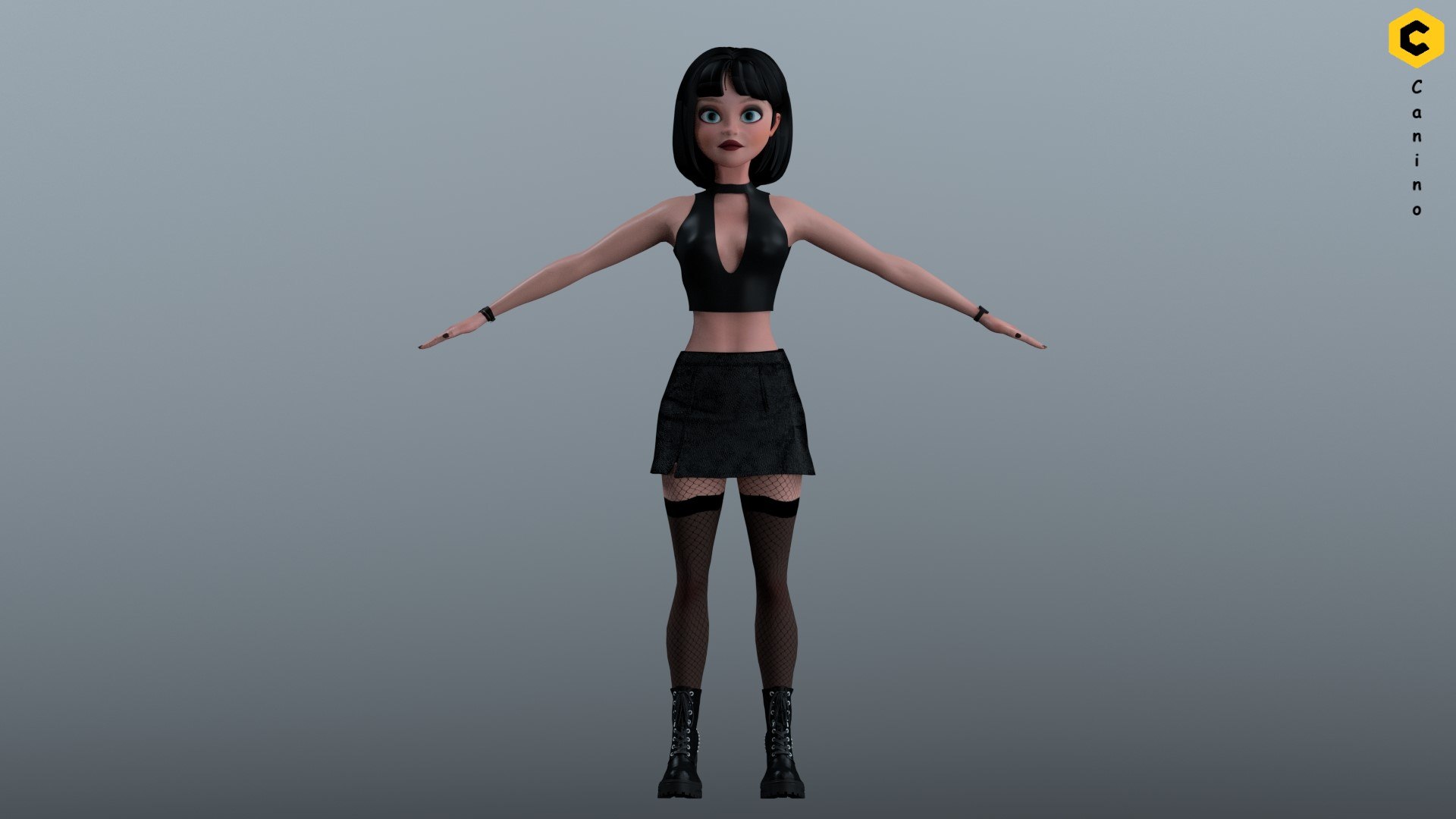 3D Stylized Cartoon Woman Character Rigged - TurboSquid 1921910