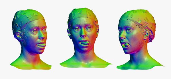 3D head human scan model - TurboSquid 1683077