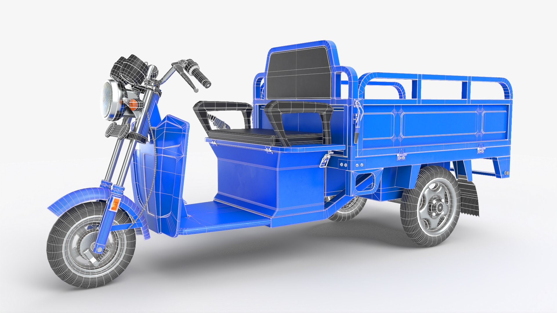 Chinese Electric Tricycle 3D Model - TurboSquid 2230558