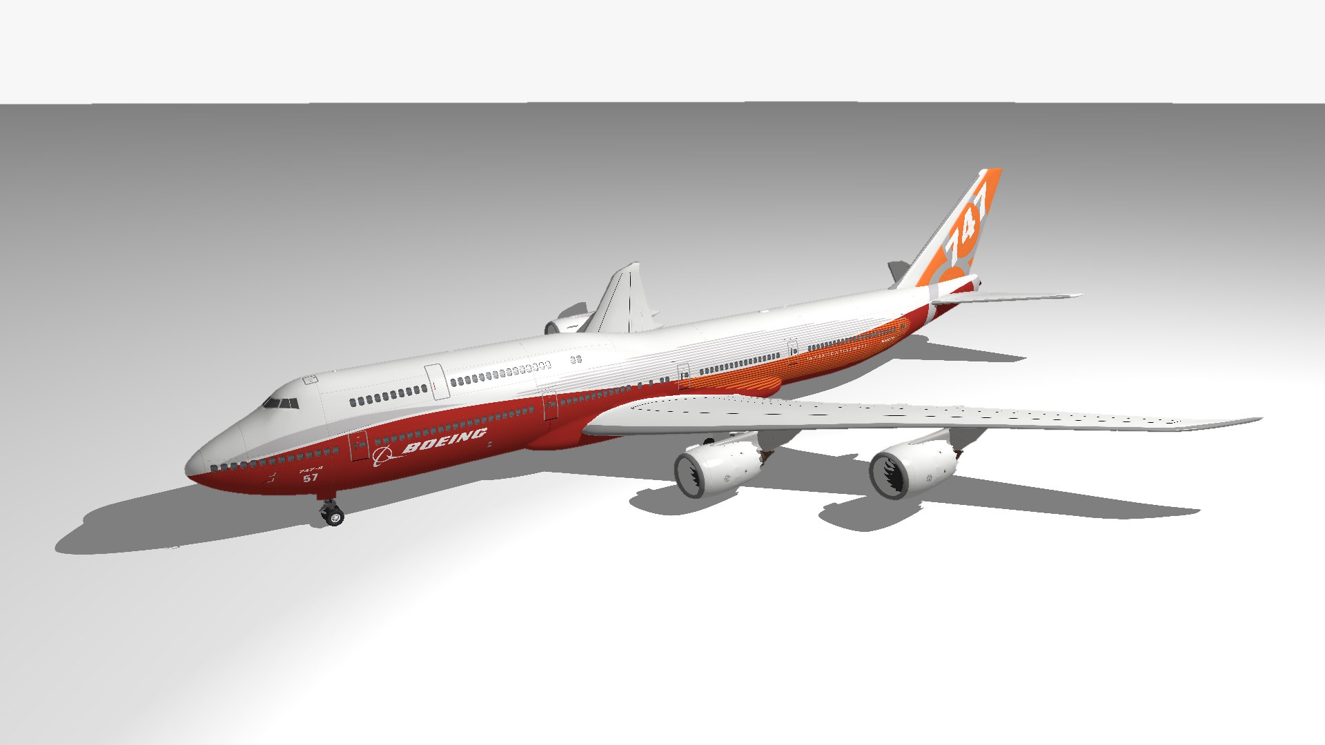 3D Boeing 747-8i Prototype - TurboSquid 2358973