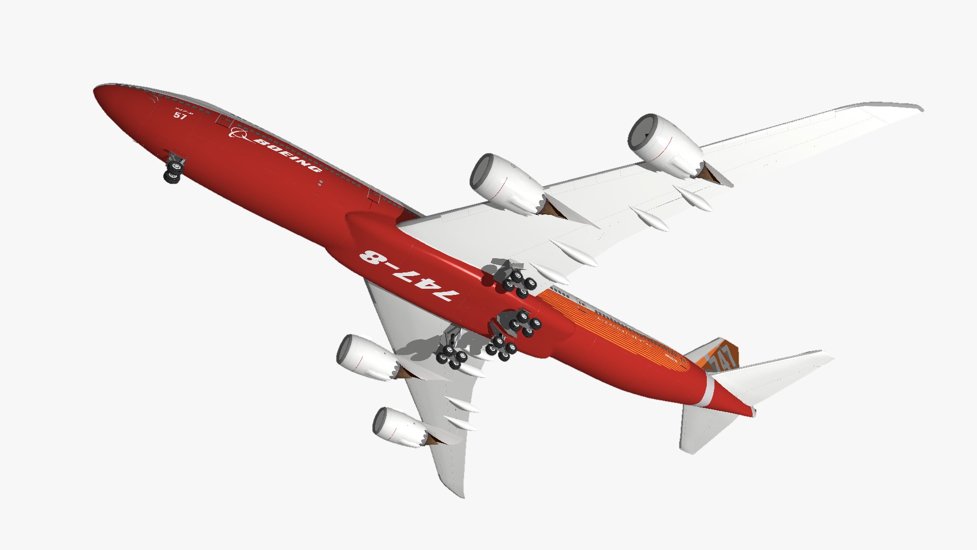 3D Boeing 747-8i Prototype - TurboSquid 2358973