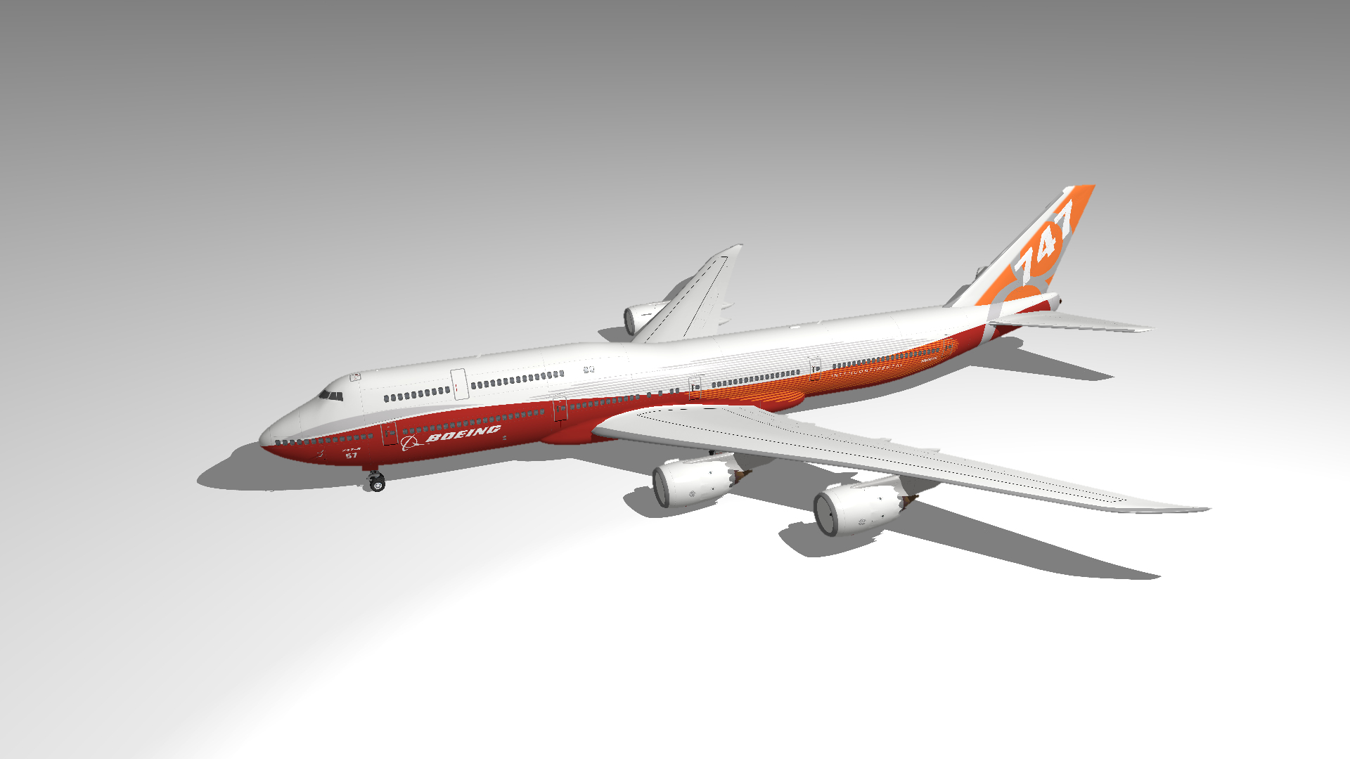 3D Boeing 747-8i Prototype - TurboSquid 2358973