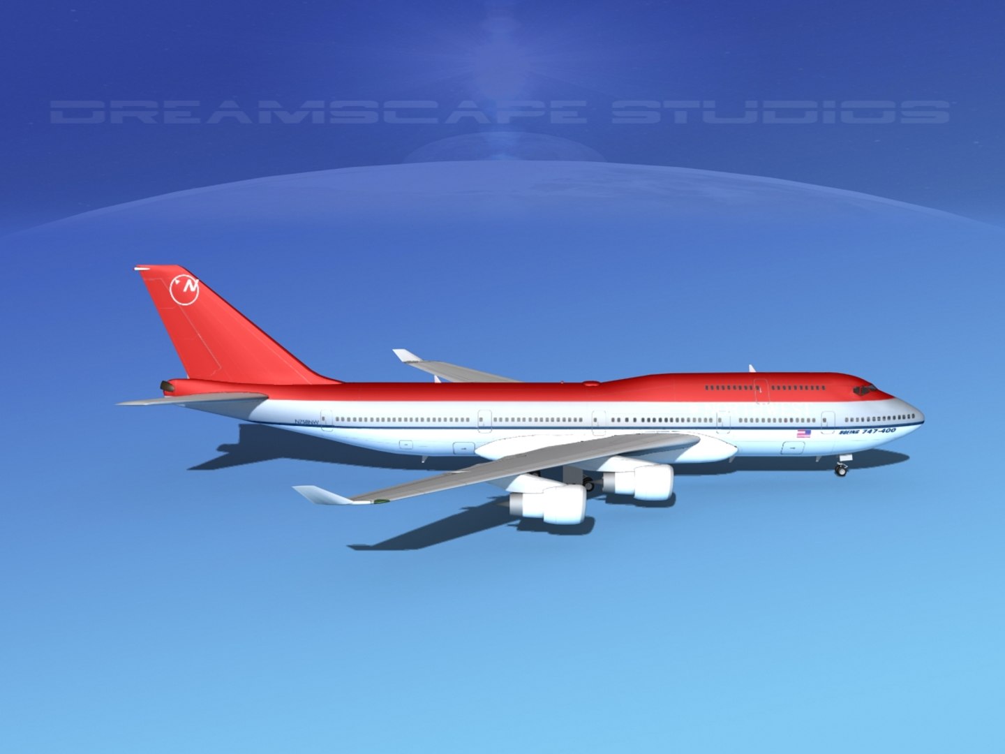 airline boeing 747-400 747 aircraft max