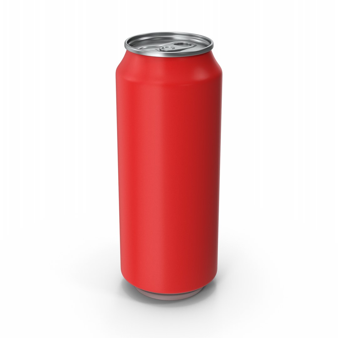 3D Red Aluminum Can - TurboSquid 2201932