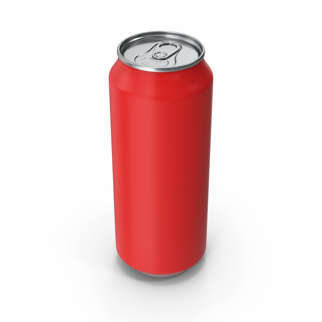 3D Red Aluminum Can - TurboSquid 2201932