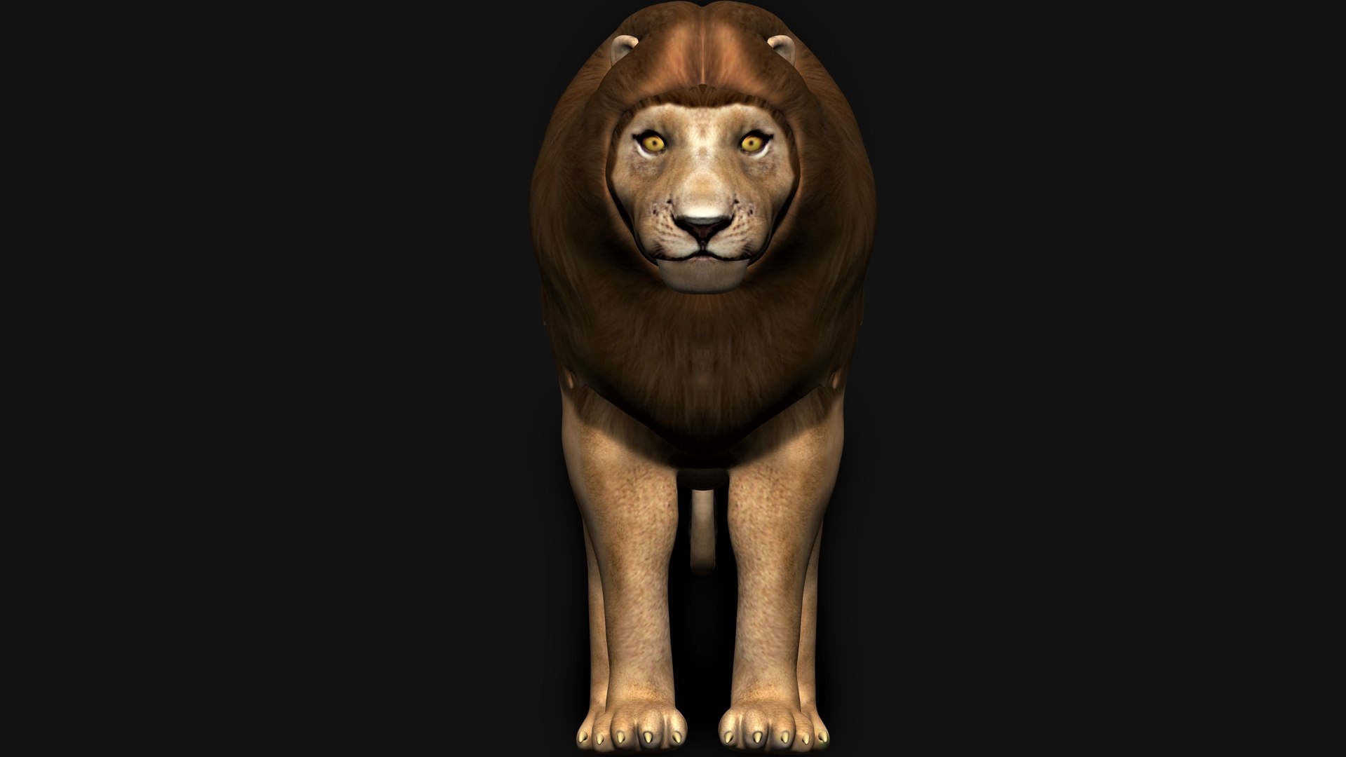 3D Lion Model - TurboSquid 1694844