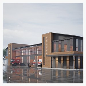 Free 3D Fire-Station Models | TurboSquid