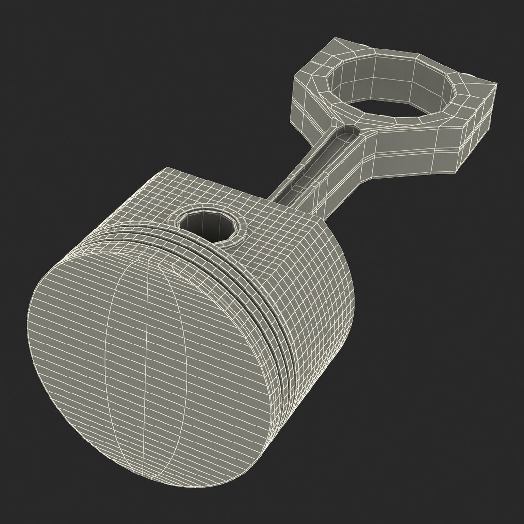 C4d Engine Piston