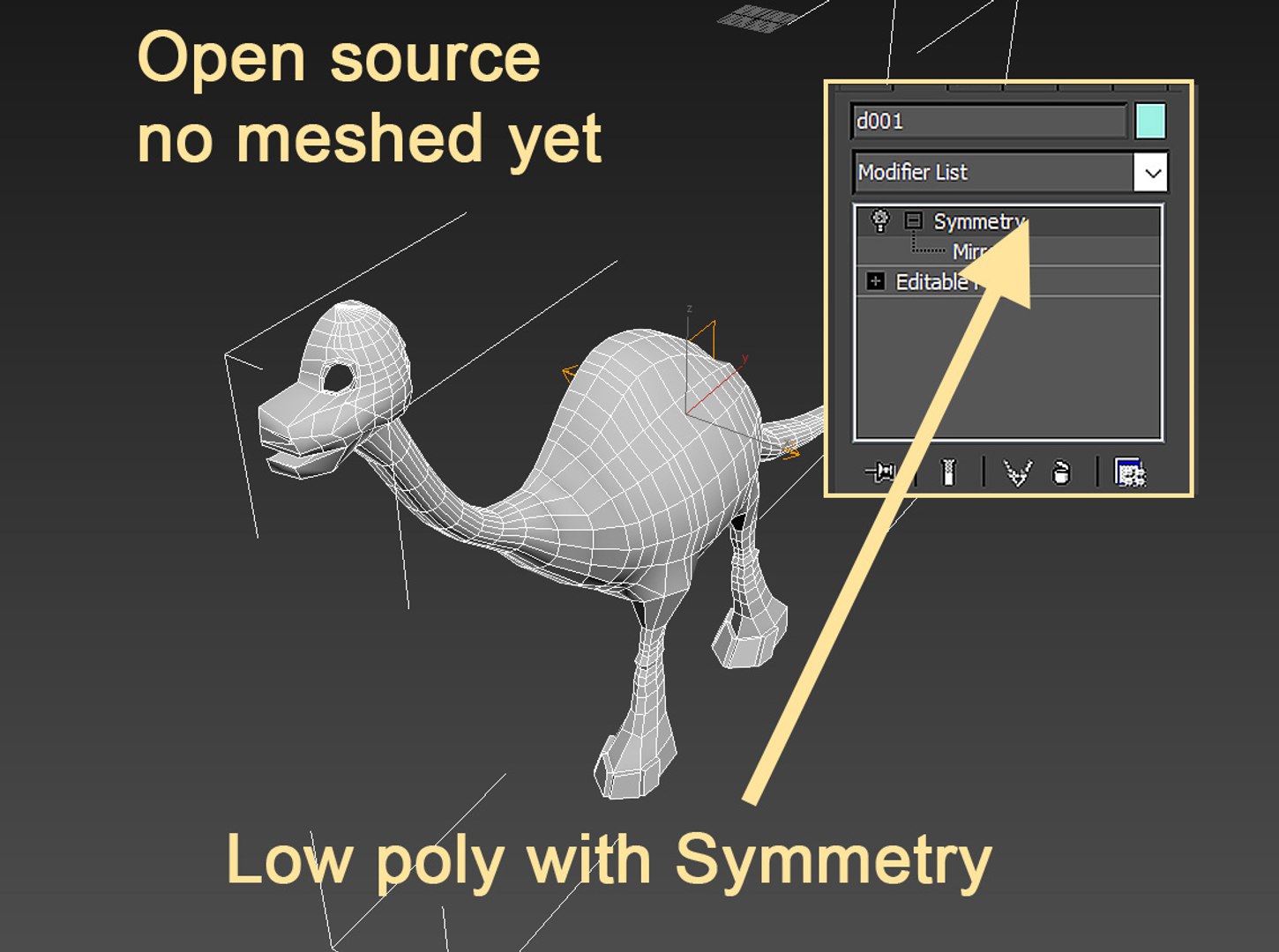 3d Dinosaur Open Source Model