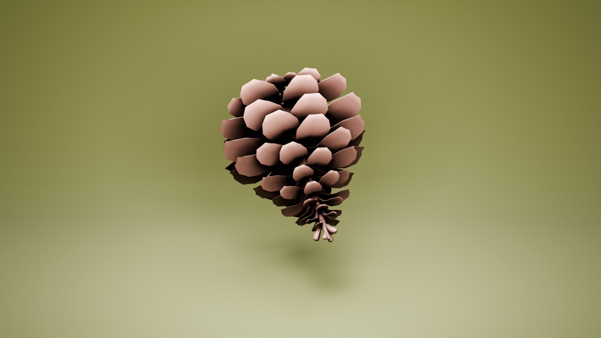 3D Realistic Pine Cone Model - TurboSquid 2325493