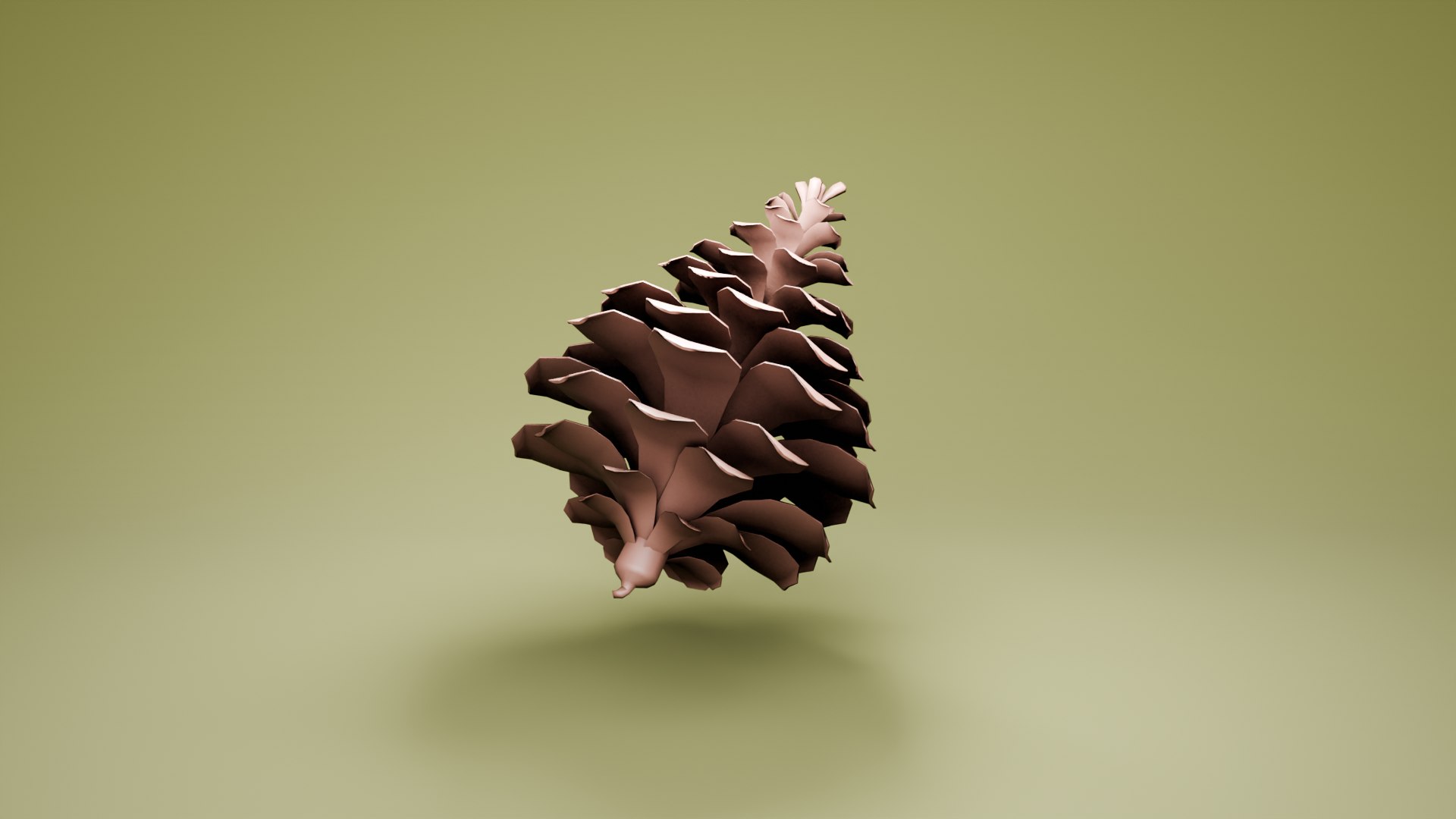 3D Realistic Pine Cone Model - TurboSquid 2325493
