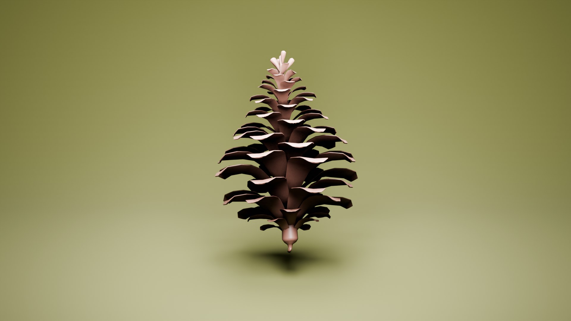 3D Realistic Pine Cone Model - TurboSquid 2325493