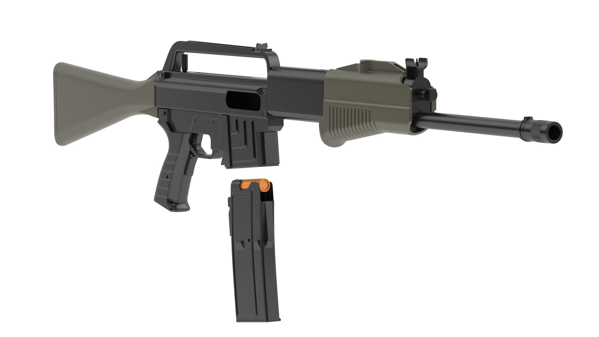 3D Franchi SPAS-15 - TurboSquid 1775733