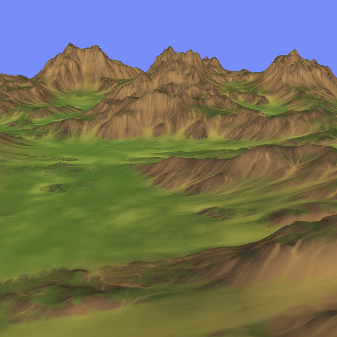 3d Model Heightmap