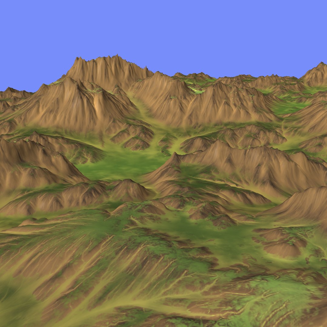 3d Model Heightmap