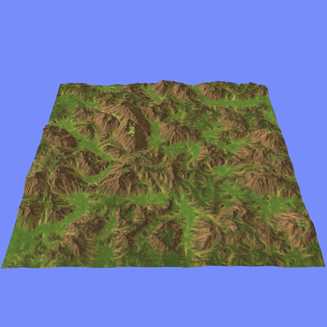 3d Model Heightmap