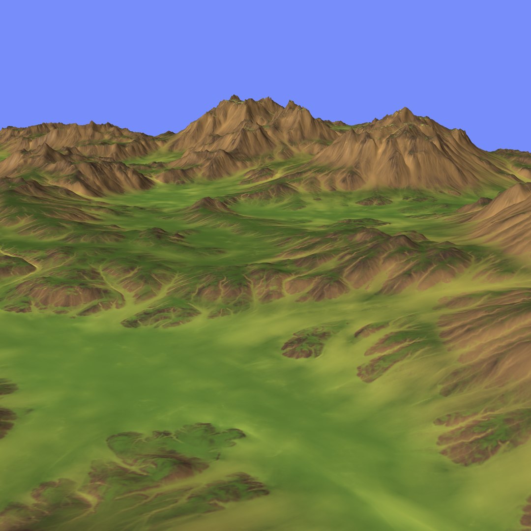 3d Model Heightmap