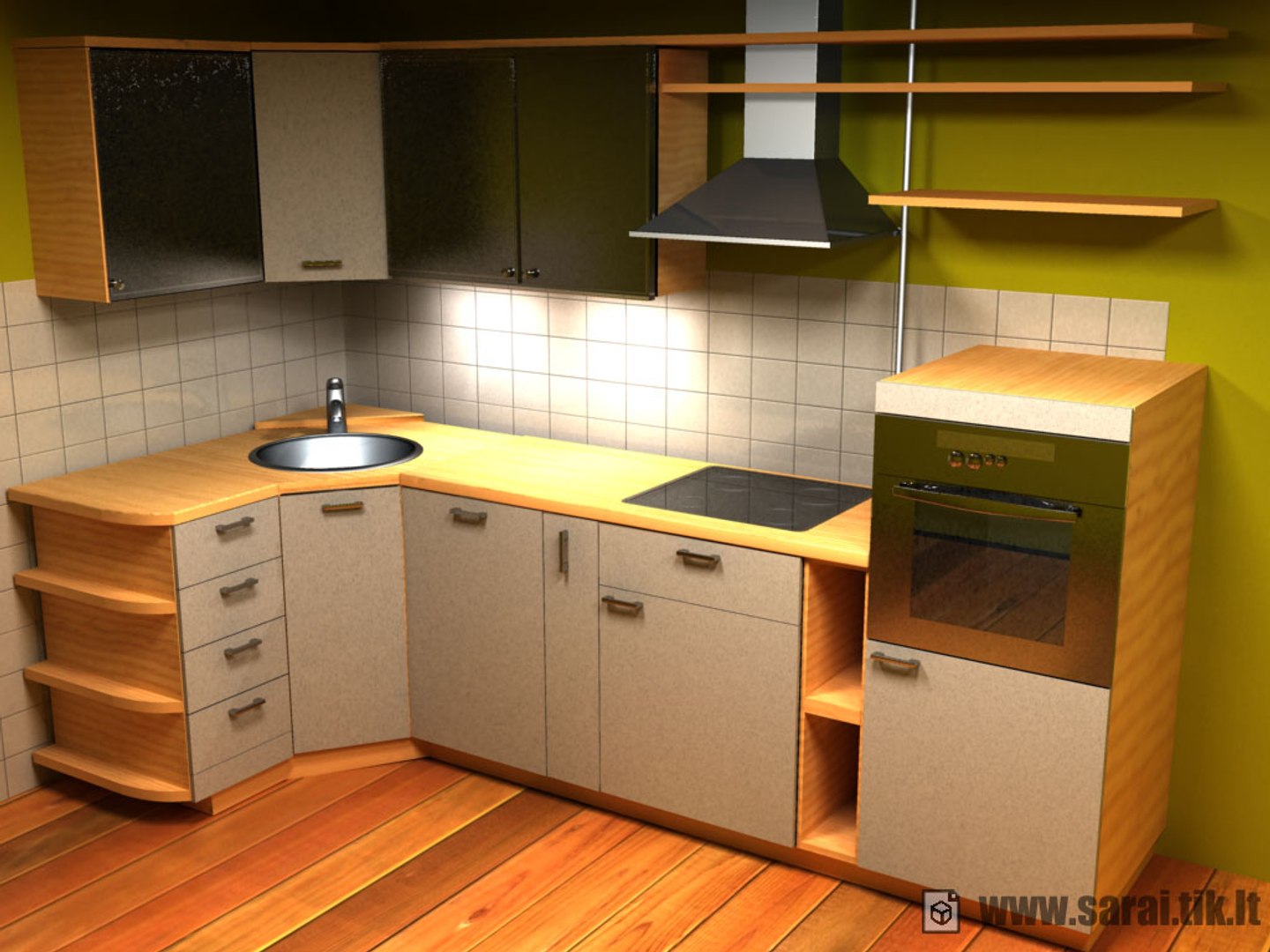 Kitchen 3d Max